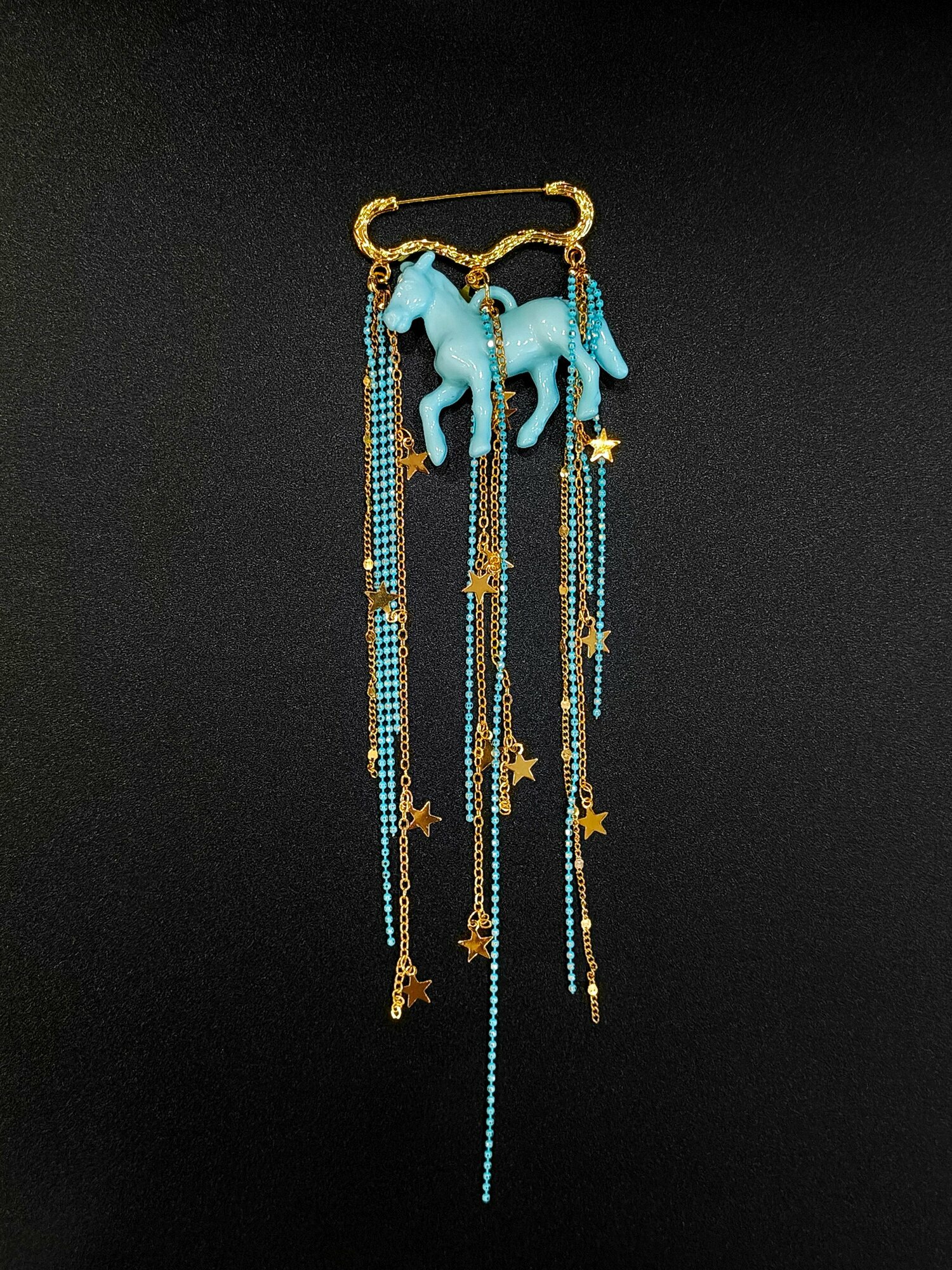 Брошь, бисер