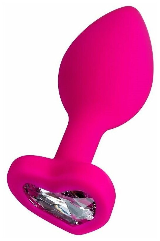 Анальная втулка с кристаллом ToDo Diamond Heart