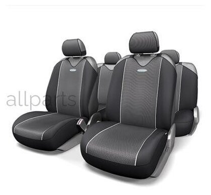 AUTOPROFI CRB902PBKGY чехол майка! CARBON PLUS, чёрн./серый\