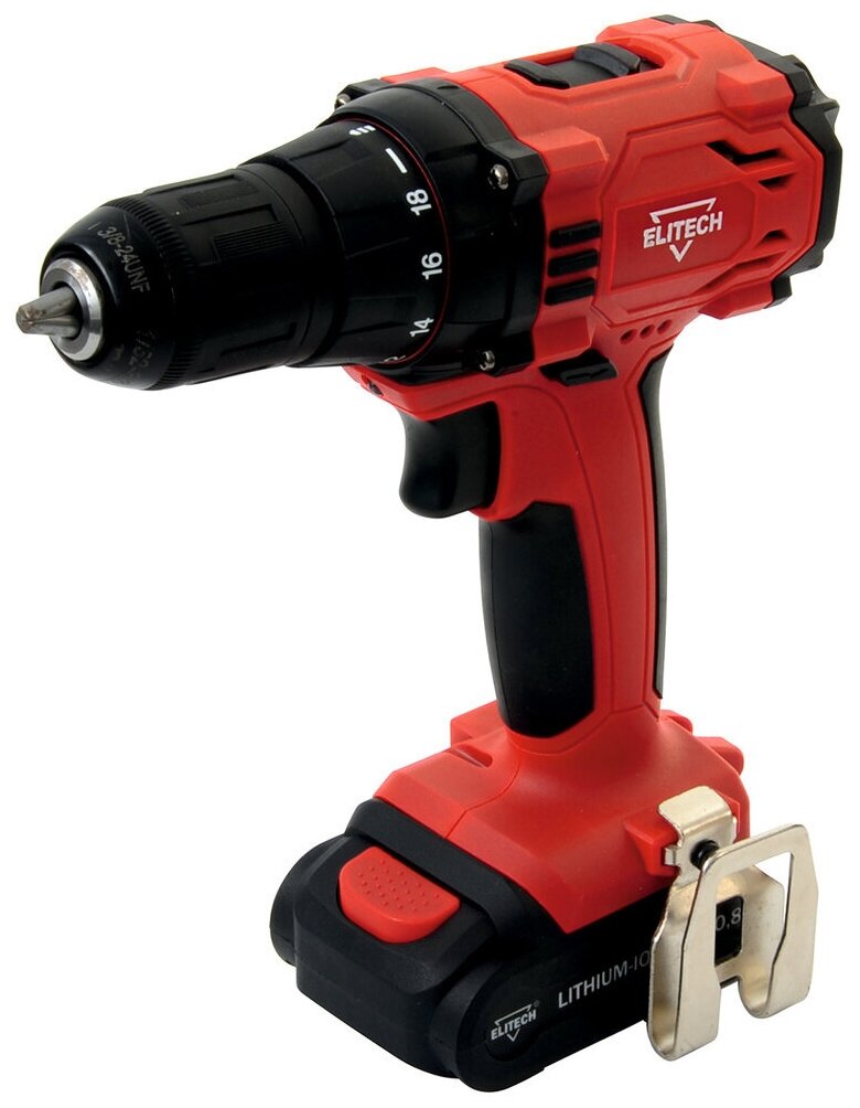 Дрель аккумуляторная ELITECH ДА 12 СЛ2 (2.0Ач) (Е2201.004.01)