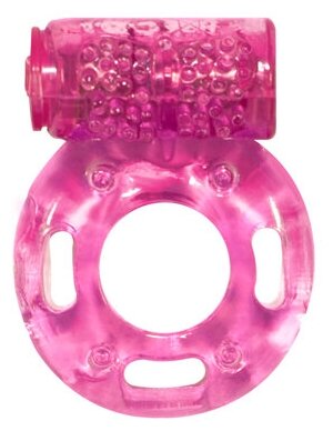 29190 Lola Toys Rings Axle-pin, розовое. Эрекционное кольцо с вибрацией