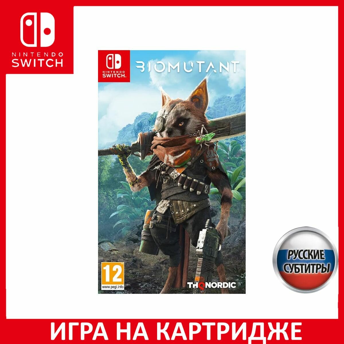 Игра Biomutant Switch Русская Версия Картридж на Nintendo Switch