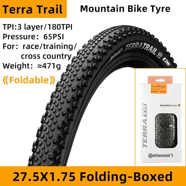 Continental Terra Trail 27.5x1.75 Folding Mountain Bike Tyre