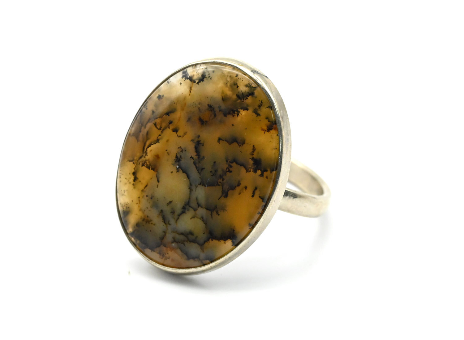 Кольцо, агат