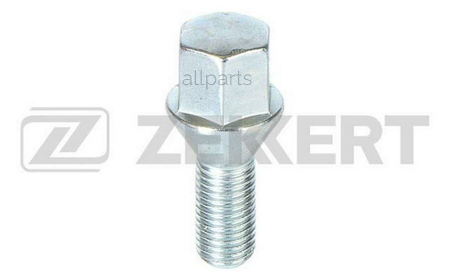 ZEKKERT BE-4016 Болт колесный конус M12 x 1 5 длина резьбы 24 ключ 17 Цинк