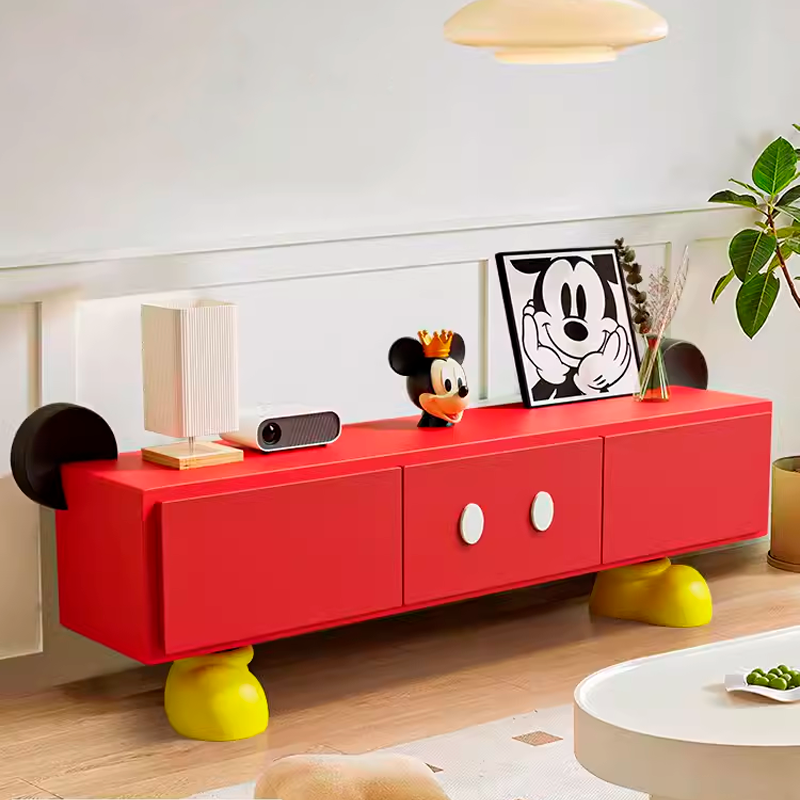 Тумба под телевизор Mickey (красный, ширина 160 см)