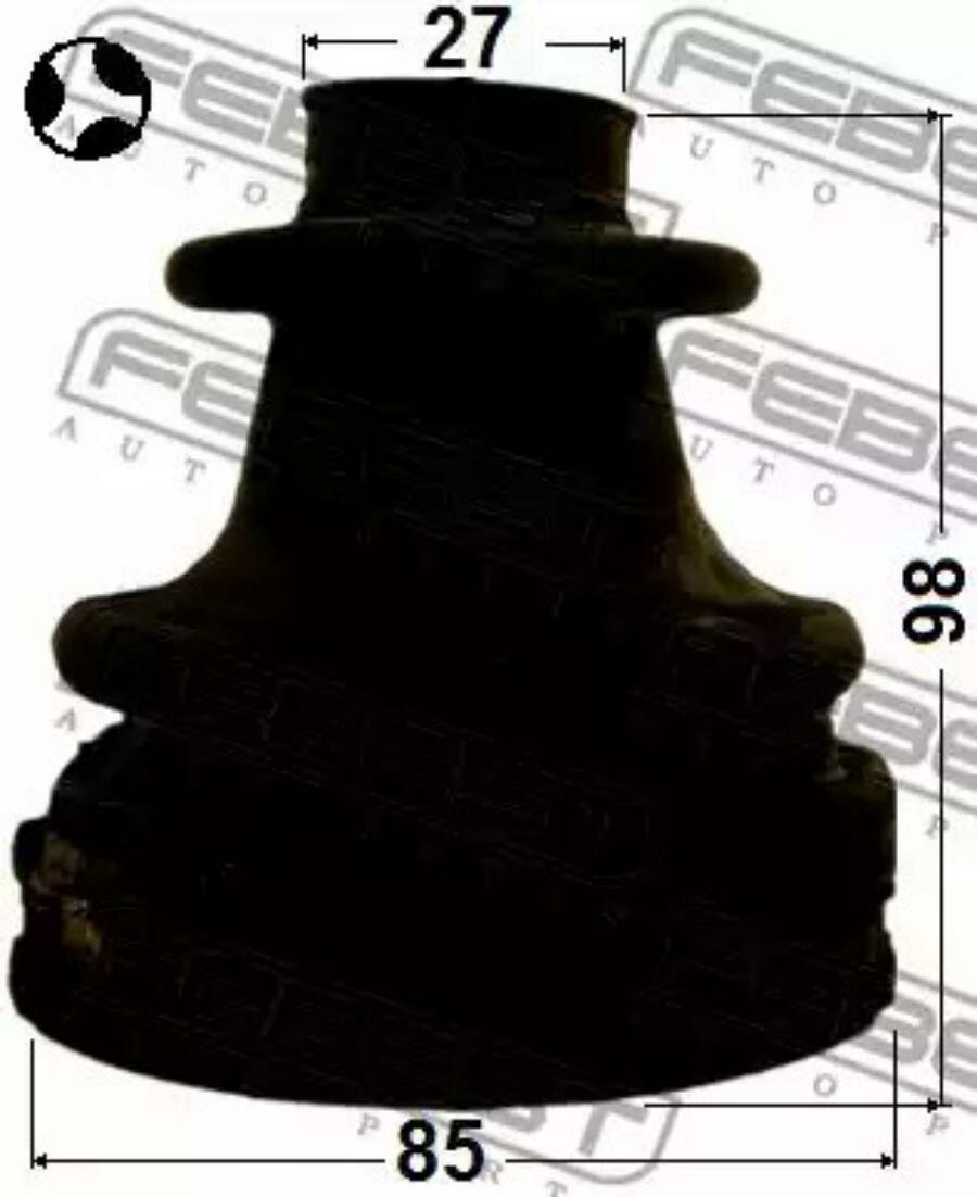 FEBEST 2115-GEMTT пыльник ШРУС внутренний (85X98X27) комплект FORD MONDEO GE 2000-2007