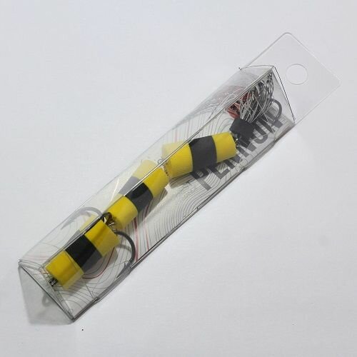 Приманка джиговая Lucky John LJ PENNON 130 жел. чер. жел. в блистере