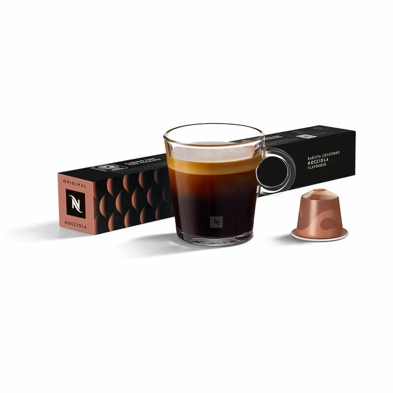 Кофе в капсулах Nespresso NOCCIOLA в капсулах, 10 шт, для кофемашин Original