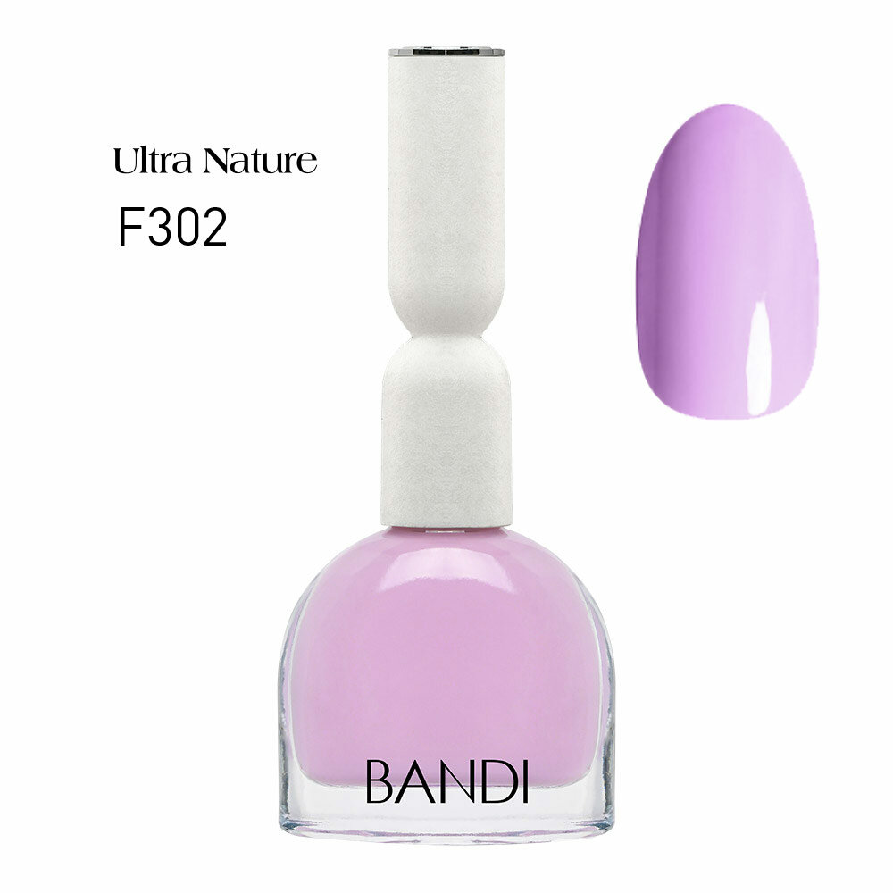 Лак для ногтей BANDI Ultra Nature, Floral Violet, F302s, 10 мл