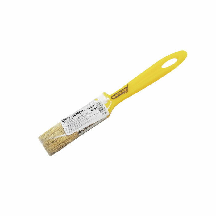 Кисть флейцевая 'Эксперт' КФ- 25*10 натуральный ворс, пластиковая ручка 'PRAKTISCHE HOME'