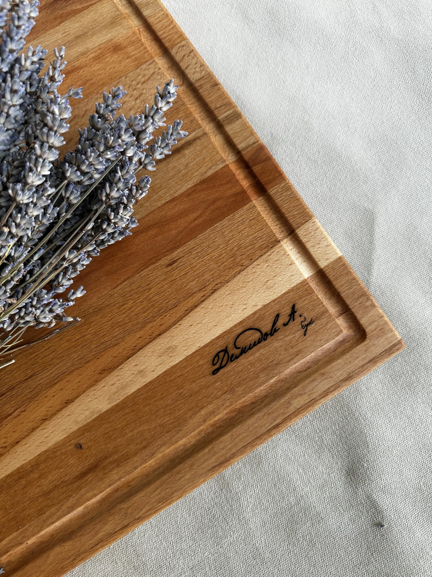 Разделочная доска большая прямоугольная без упора БУК MIX 60*40*2,5 см