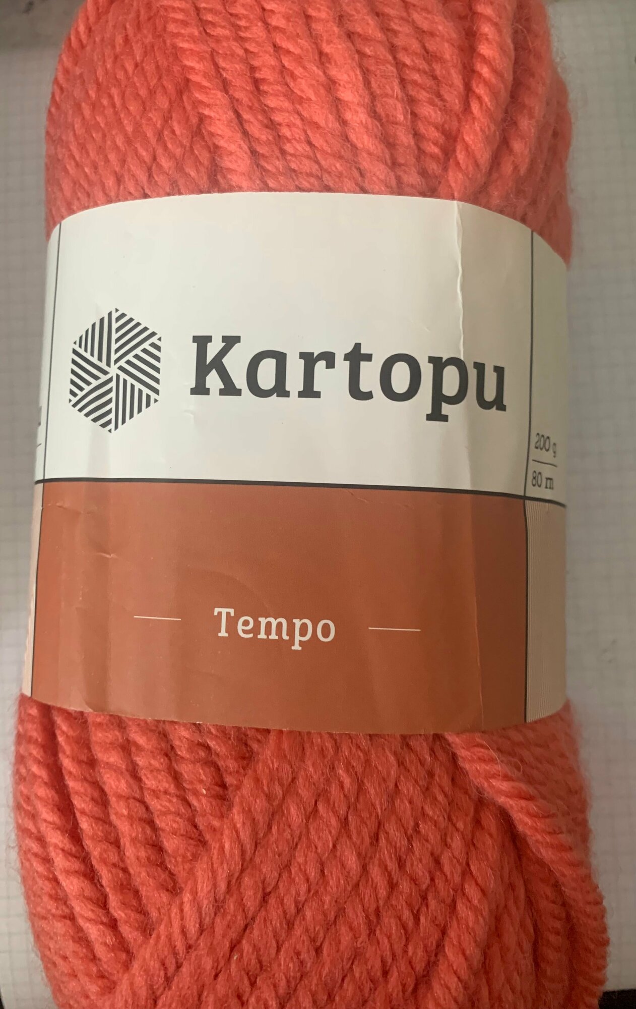 Kartopu tempo 25% шерсть 75% акрил; 200гр-80м(1 моток)