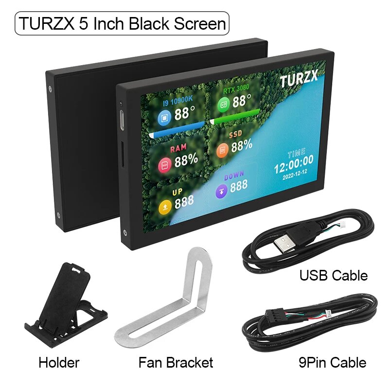 Caturda 5-дюймовый IPS экран 800x480