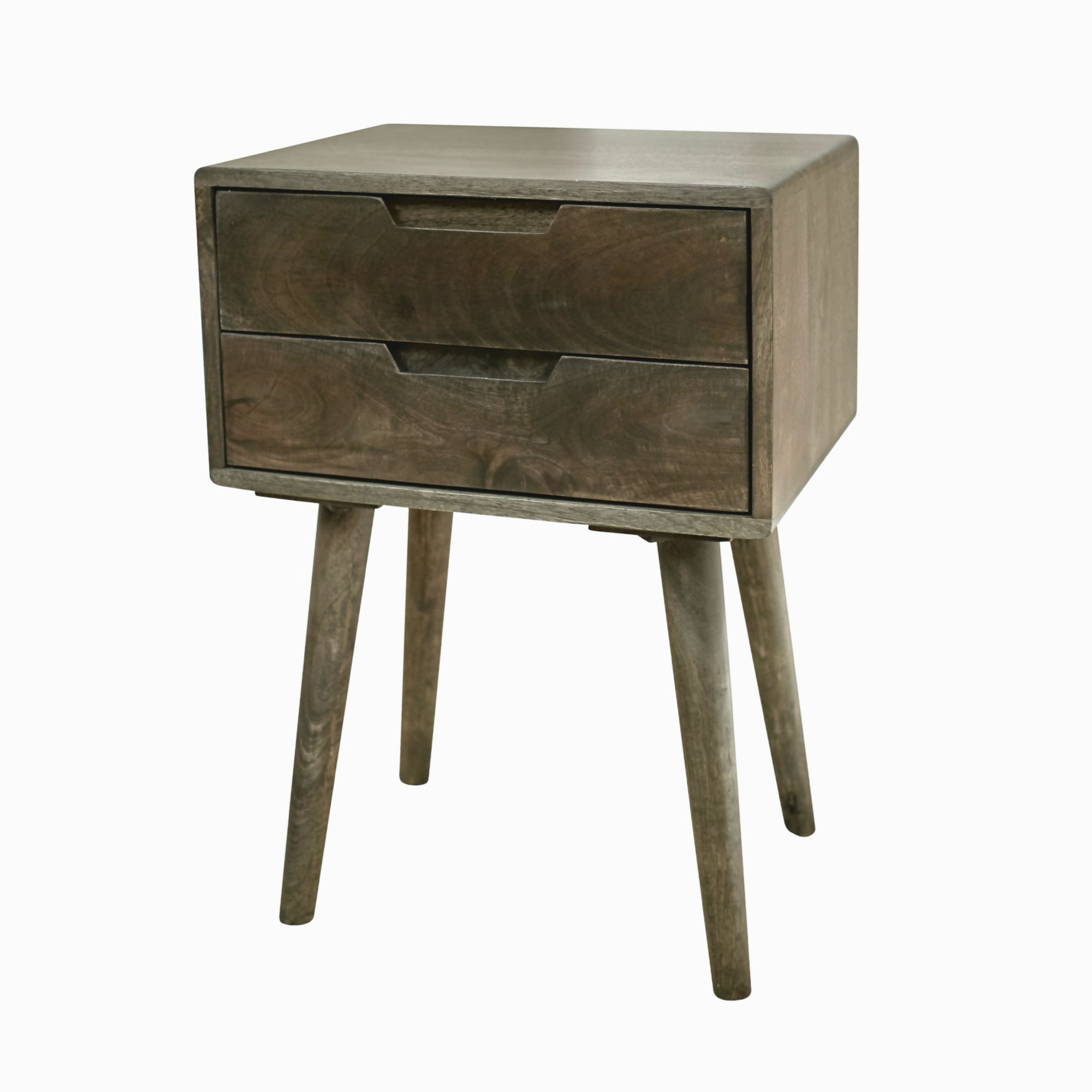 Тумбочка прикроватная из массива, фригг грей