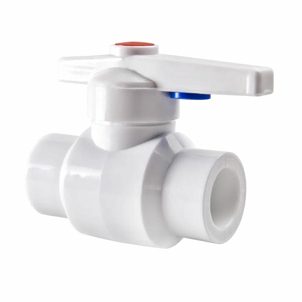 Кран шаровой ?20 мм полнопроходной полипропилен