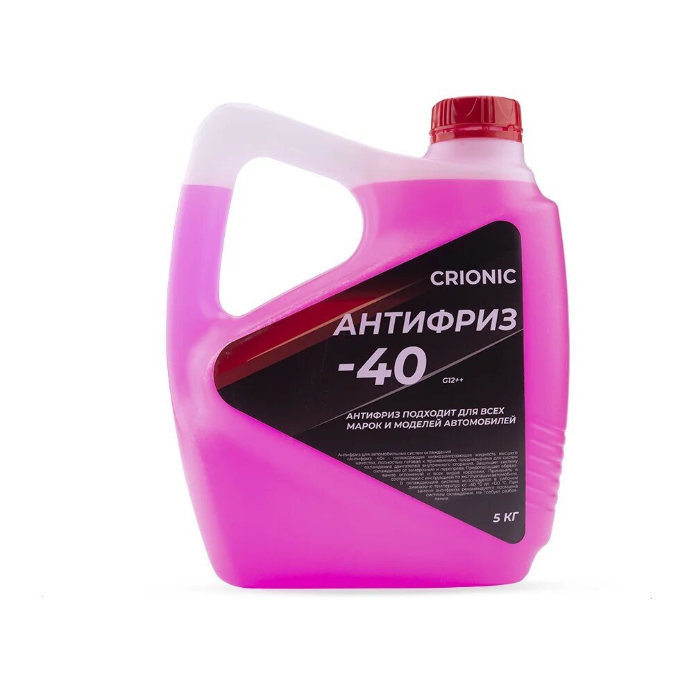 Антифриз crionic -40 красный G12++ фасовка 5 кг ARC05117, гибридными