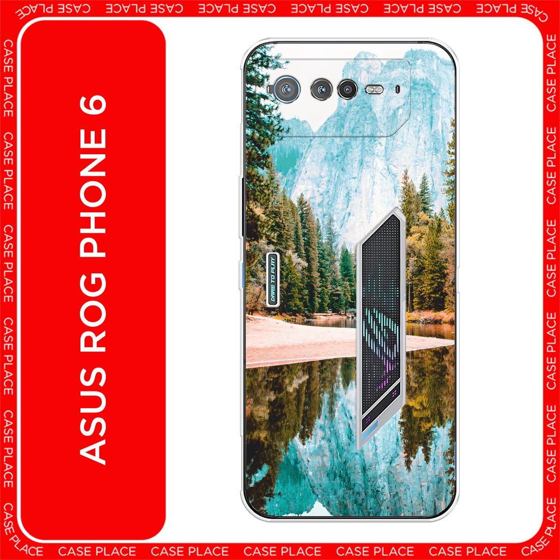 Чехол на Asus ROG Phone 6 / Асус Рог Фон 6 с принтом Горы 11
