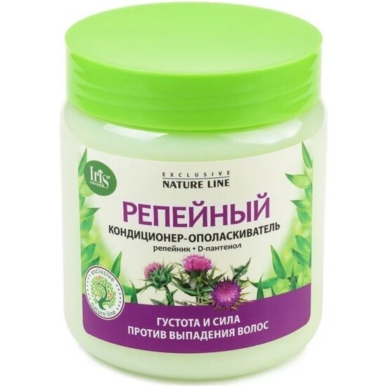 Кондиционер-ополаскиватель для волос Iris Репейный, 500 мл