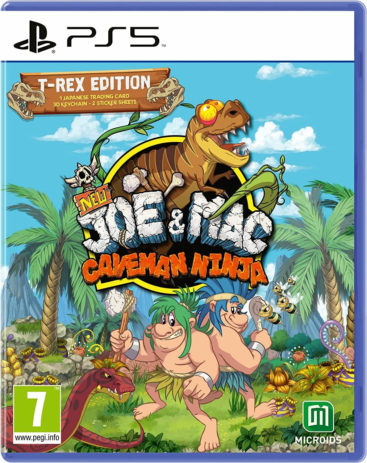 Игра New Joe and Mac: Caveman Ninja. T-Rex Edition (русские субтитры) для PS5