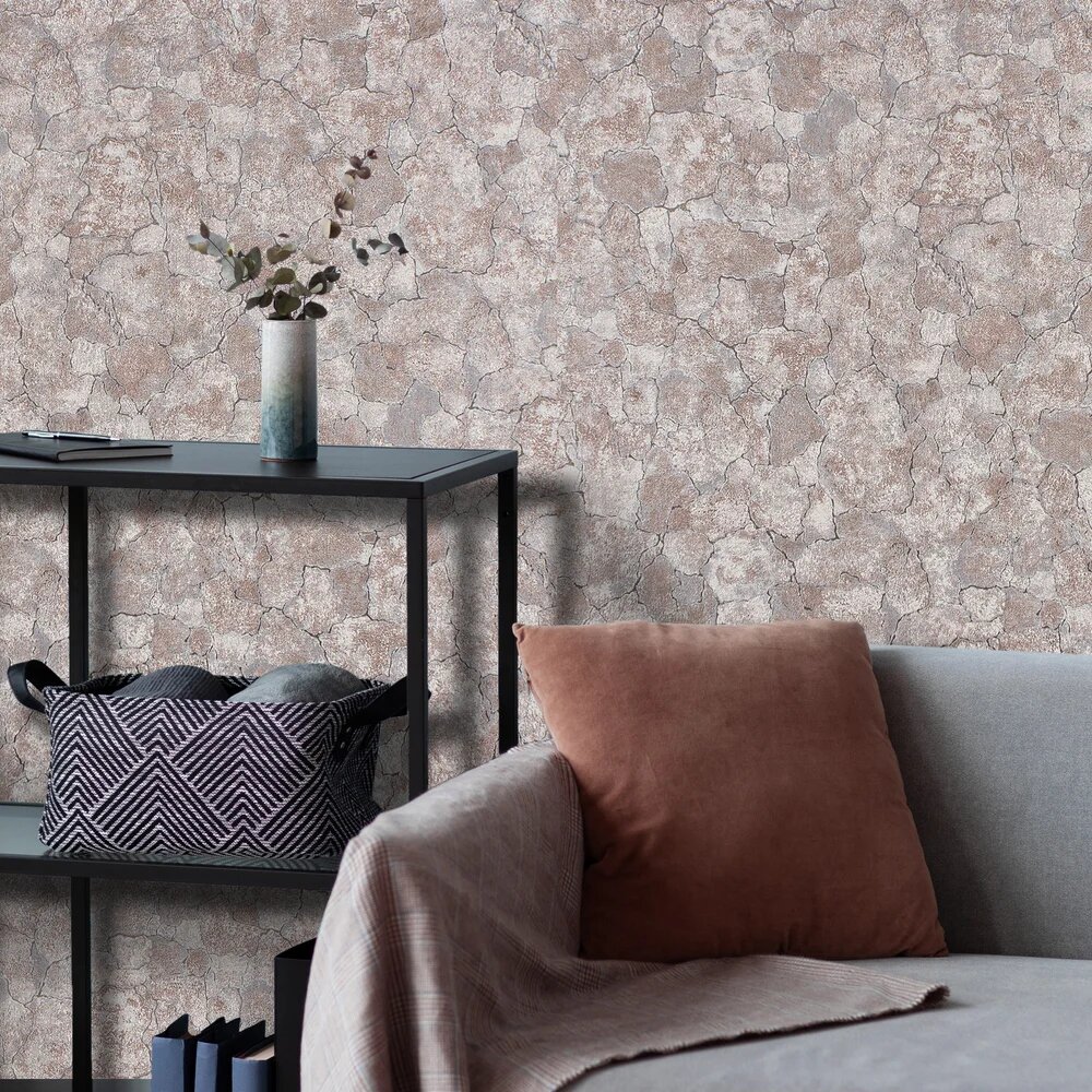 Обои Style Decor вспененный винил на флизелиновой основе 1,06x10м Трещины 1719-63 (Ф.10-10, флизелиновых обоев