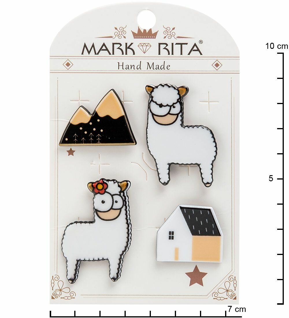 Комплект брошей