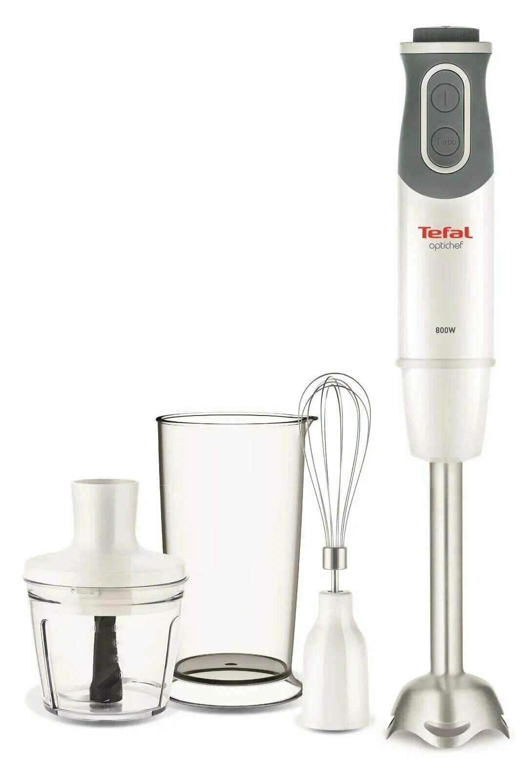 Погружной блендер Tefal HB 643138, белый/кварцит