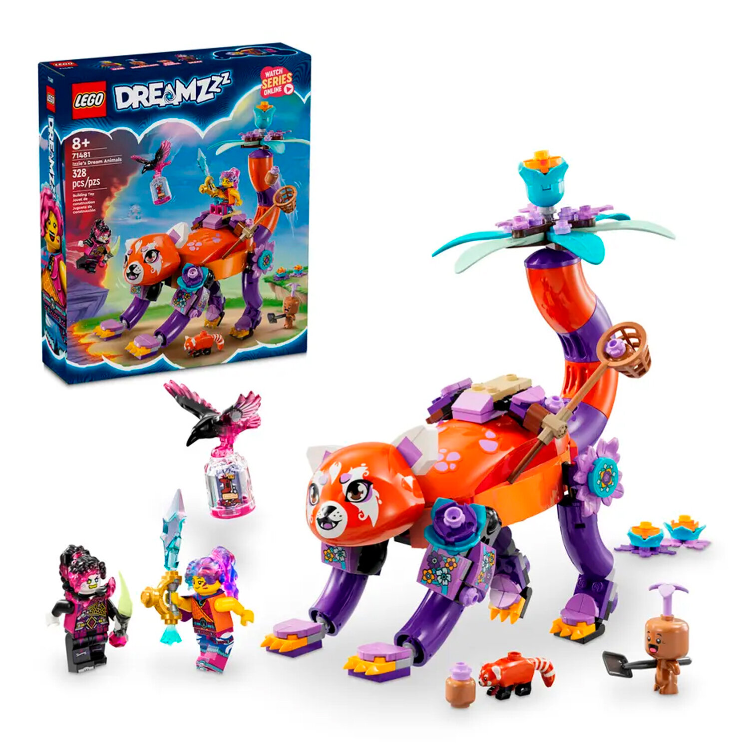 Конструктор детский LEGO Dreamzzz Животные из снов Иззи, 71481