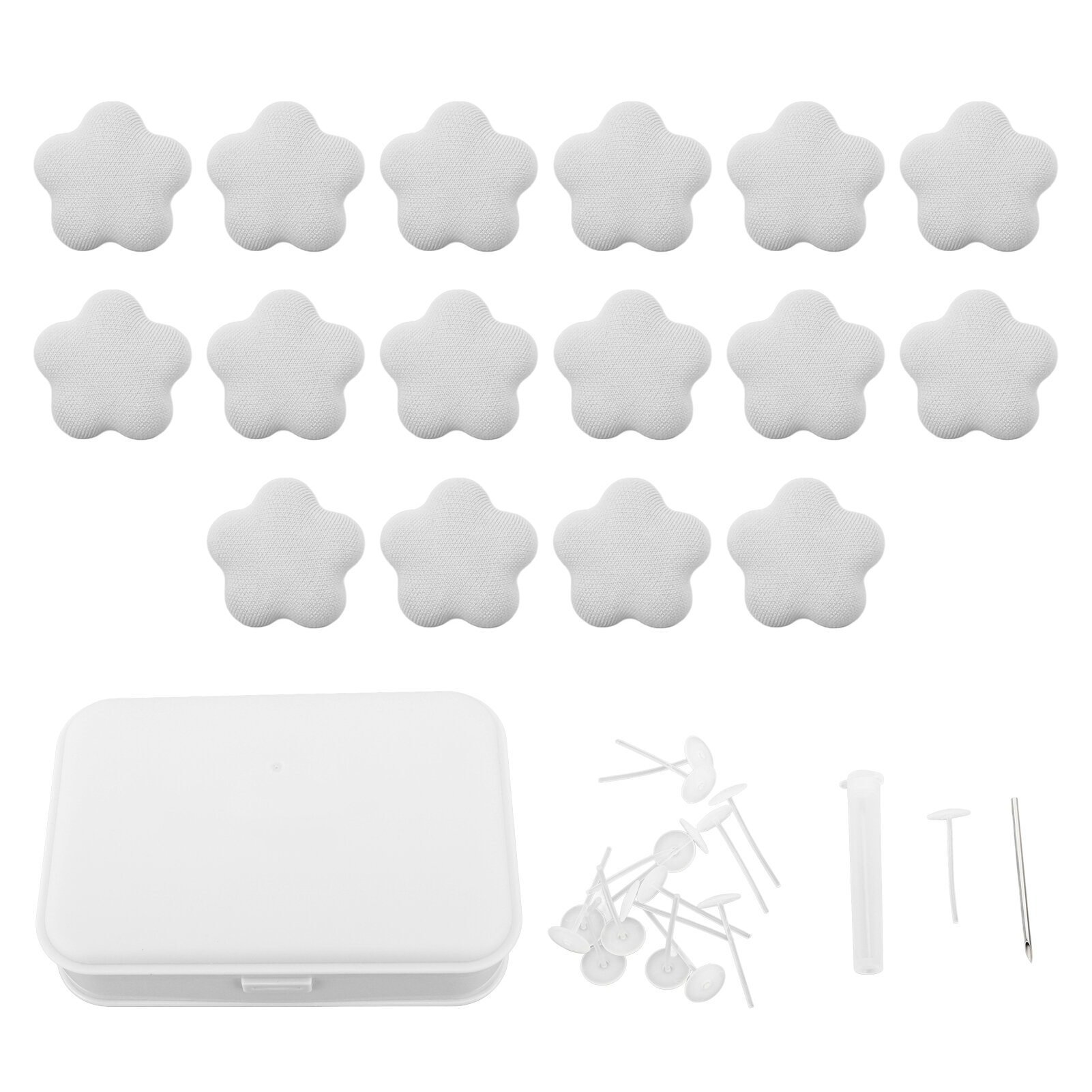 Зажимы для пододеяльника в форме звезды, прочная фиксация, серые