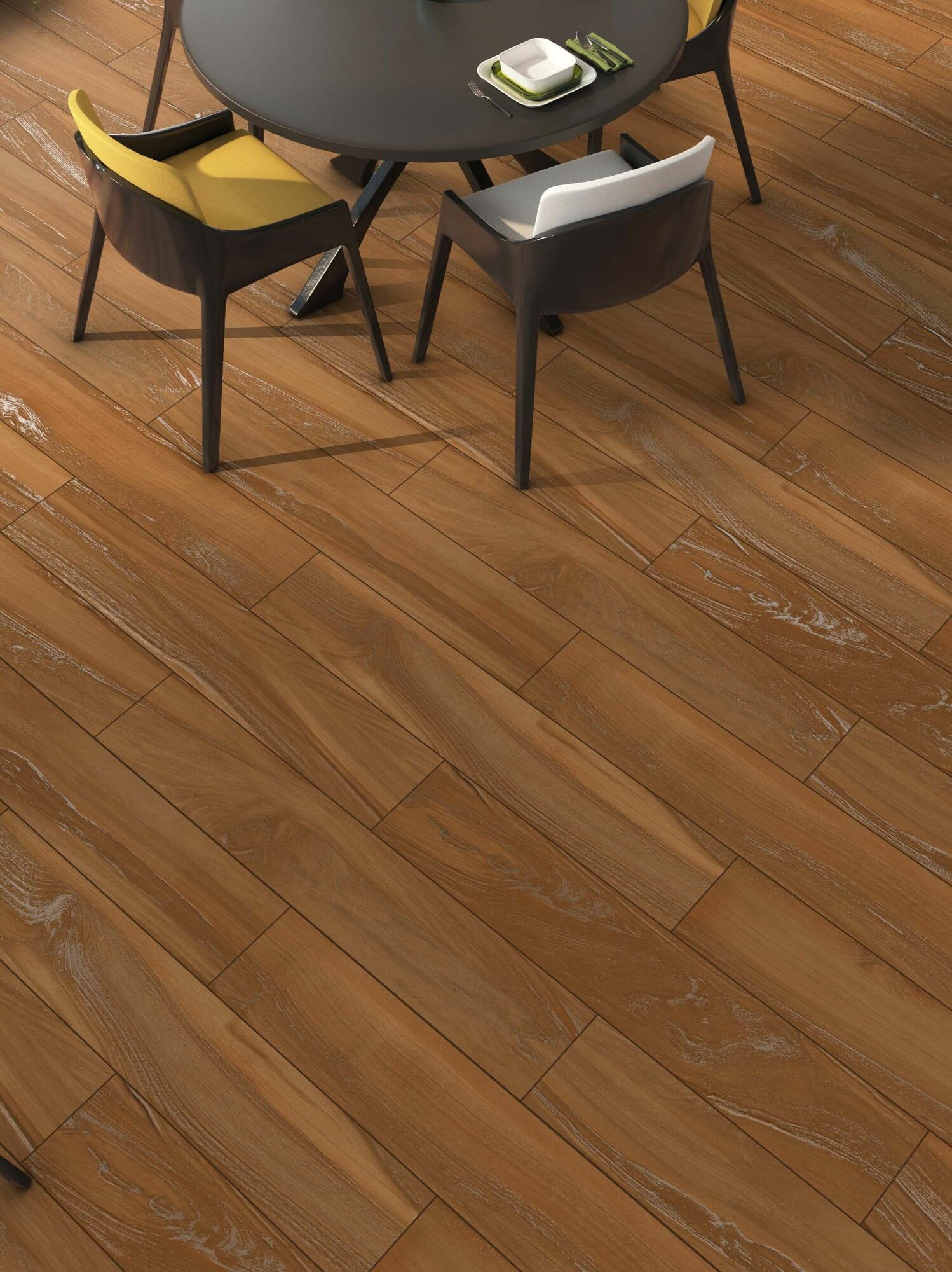 Керамогранит ENNFACE 20 х 120 см, Glacier Intense, карвинг, 1,20 м2 в упаковке (5 шт.)