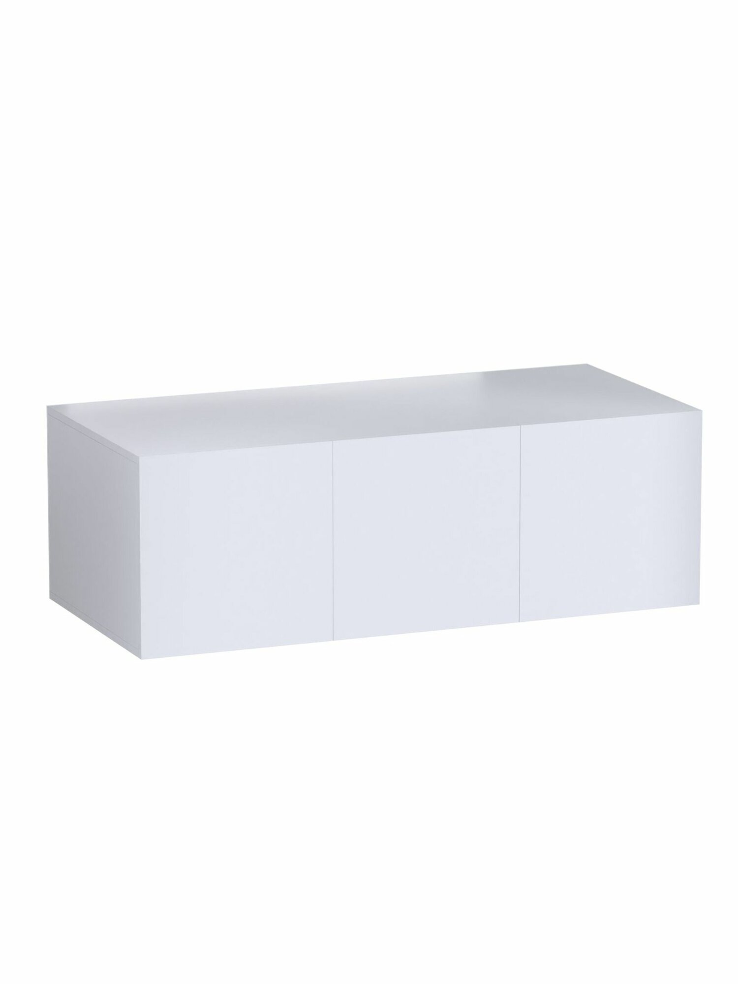 Антресоль на шкаф 3-х дверная Чарльз (белый) (Мебелидоманет)