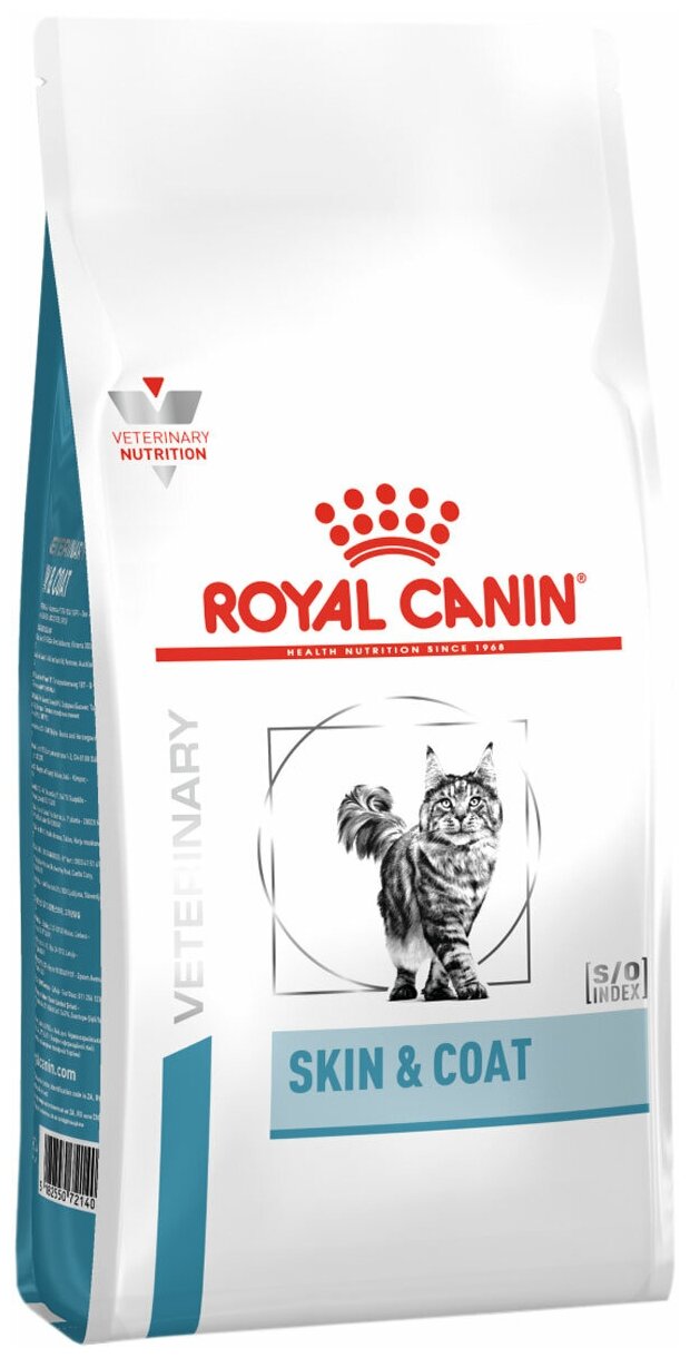 ROYAL CANIN SKIN & COAT для кастрированных котов и стерилизованных кошек с чувствительной кожей и шерстью (3,5 кг)