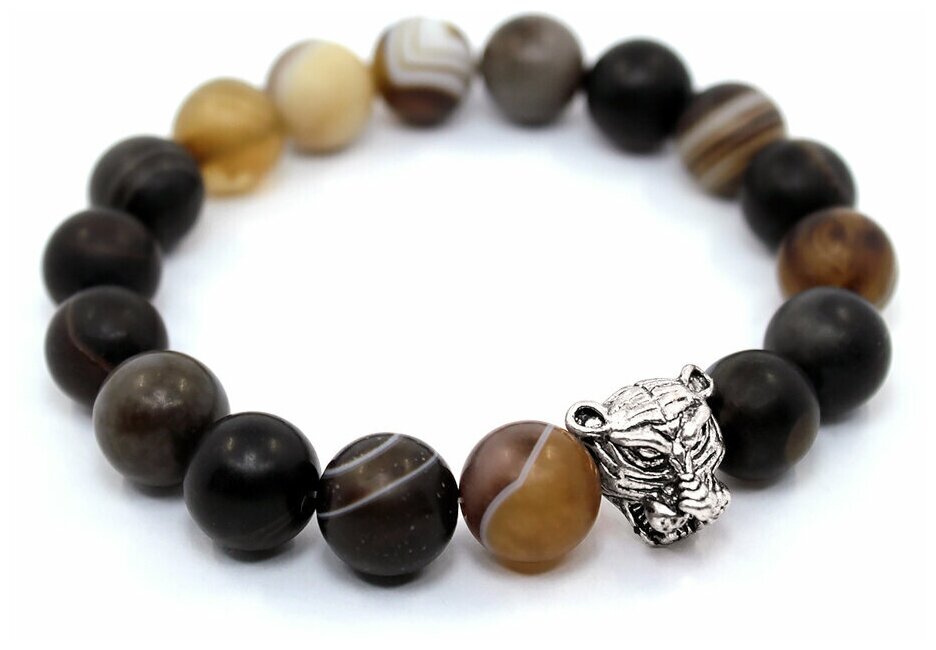 Браслет-нить, агат