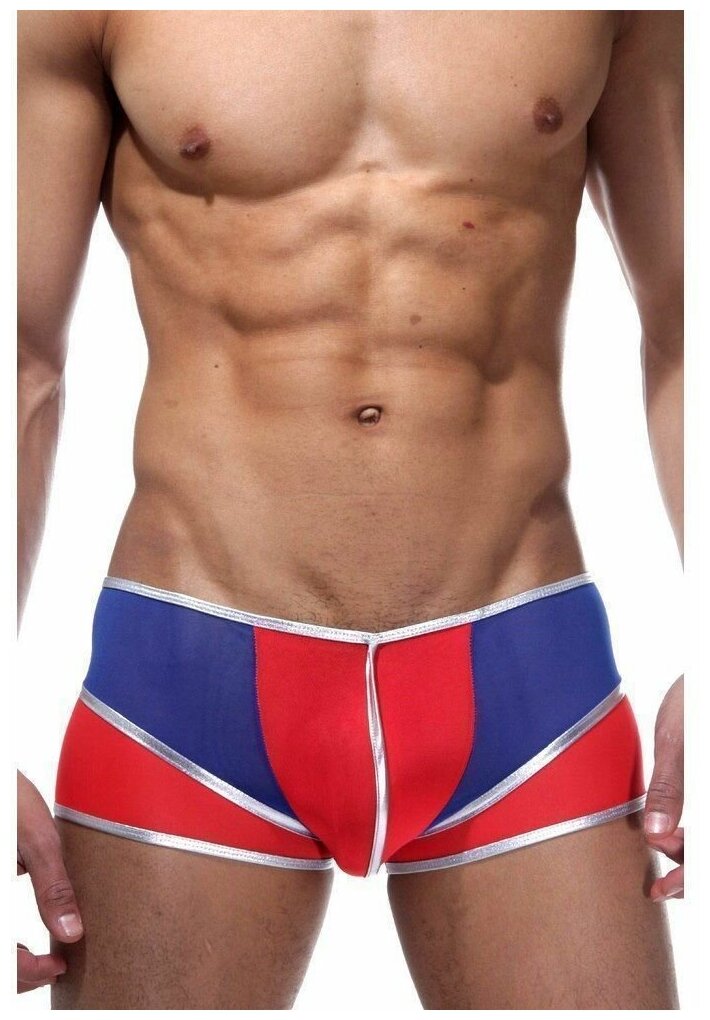 Мужские трусы хипсы красно-синие Cosmos Colors L30_RBS S (42)