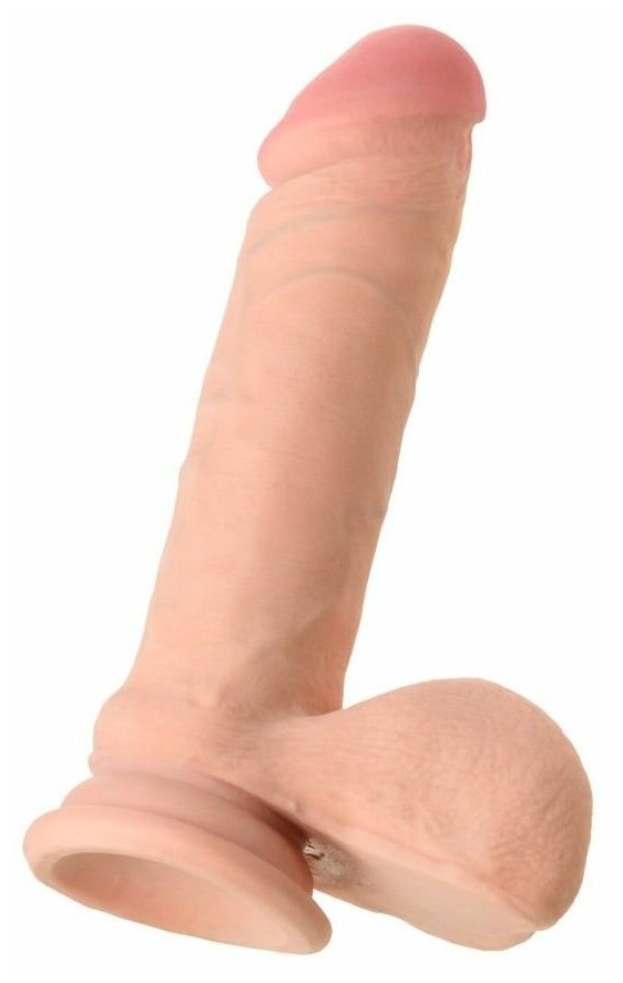 Телесный реалистичный фаллоимитатор Leo