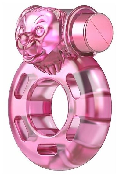 Эрекционное виброкольцо Pink Bear