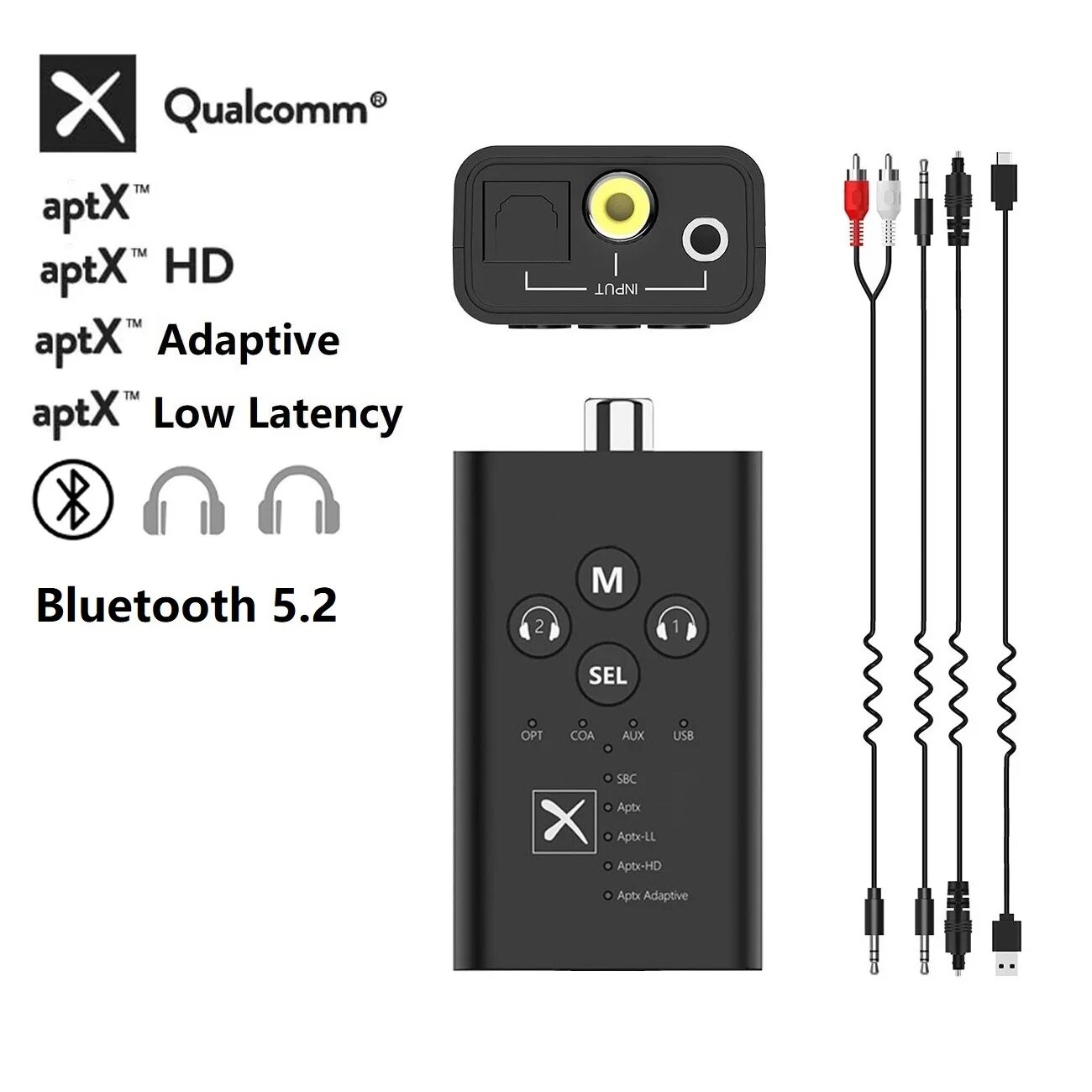 Eppfun Bluetooth 5.2 HD-передатчик