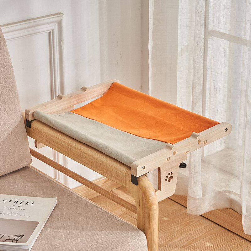 Гамак для кошек, лежанка для кошек на балконное окно, подвесная лежанка для кошек у кровати, лежанка для кошек из