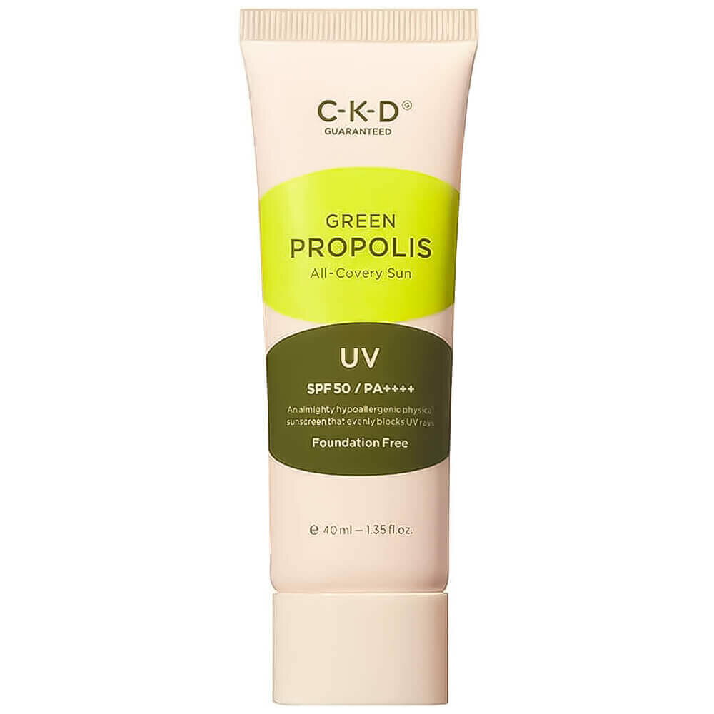 Солнцезащитный тонирующий крем CKD Green Propolis All-Covery Sun SPF50+ PA++++