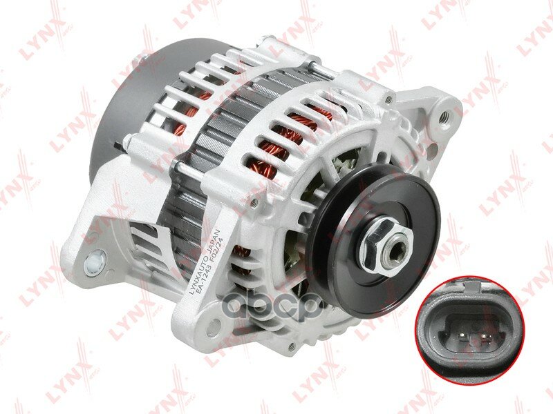 Генератор CHEVROLET Spark 0.8-1.0 05> DAEWOO Matiz 0.8-1.0 98> (65A) 96314258 96380673 96518124 LYNXauto арт. ea-1243