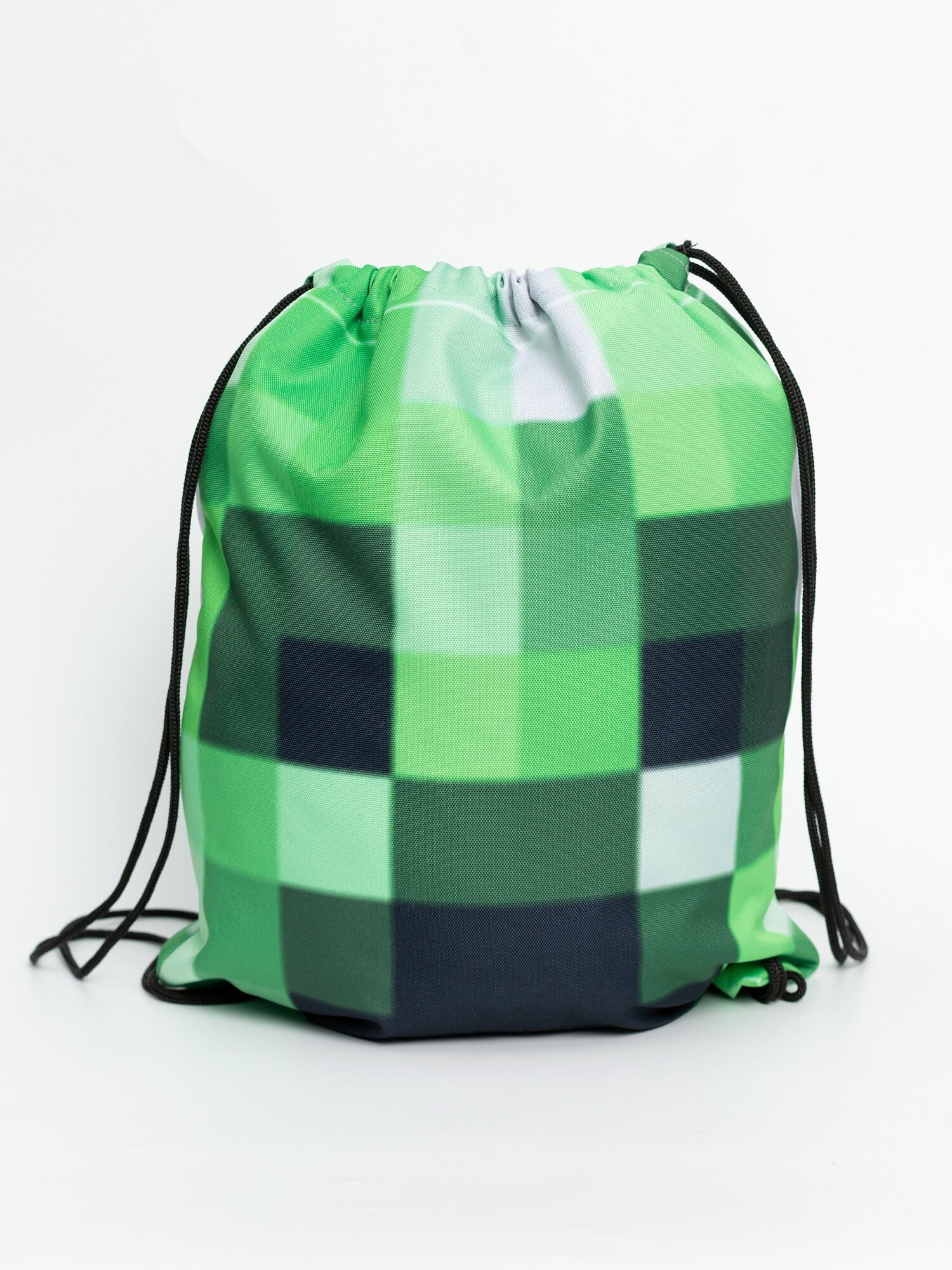 Мешок для обуви куб Крипер Майнкрафт