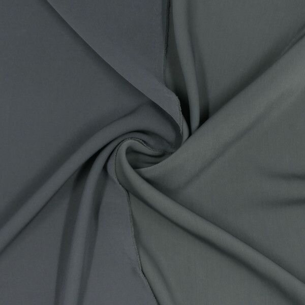 Костюмная ткань Ткани-100, 2м х 1,4м, 96% полиэстер и 4% эластан, серая