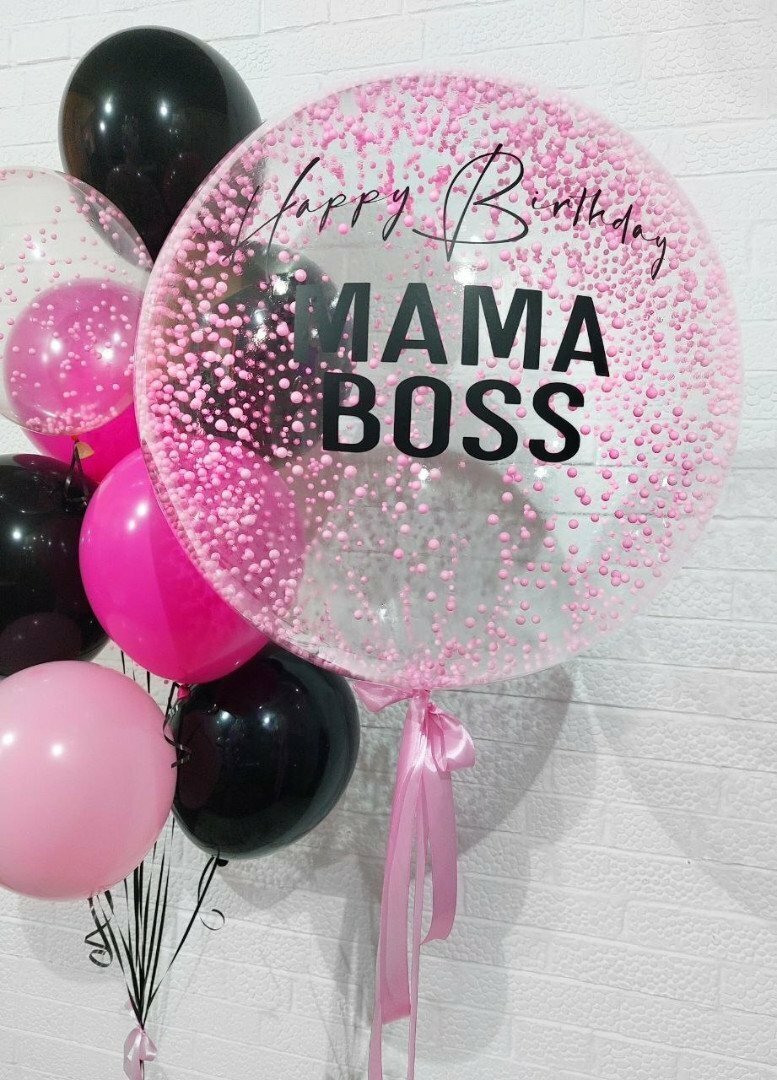 Воздушные шары для праздника «Яркая фуксия»