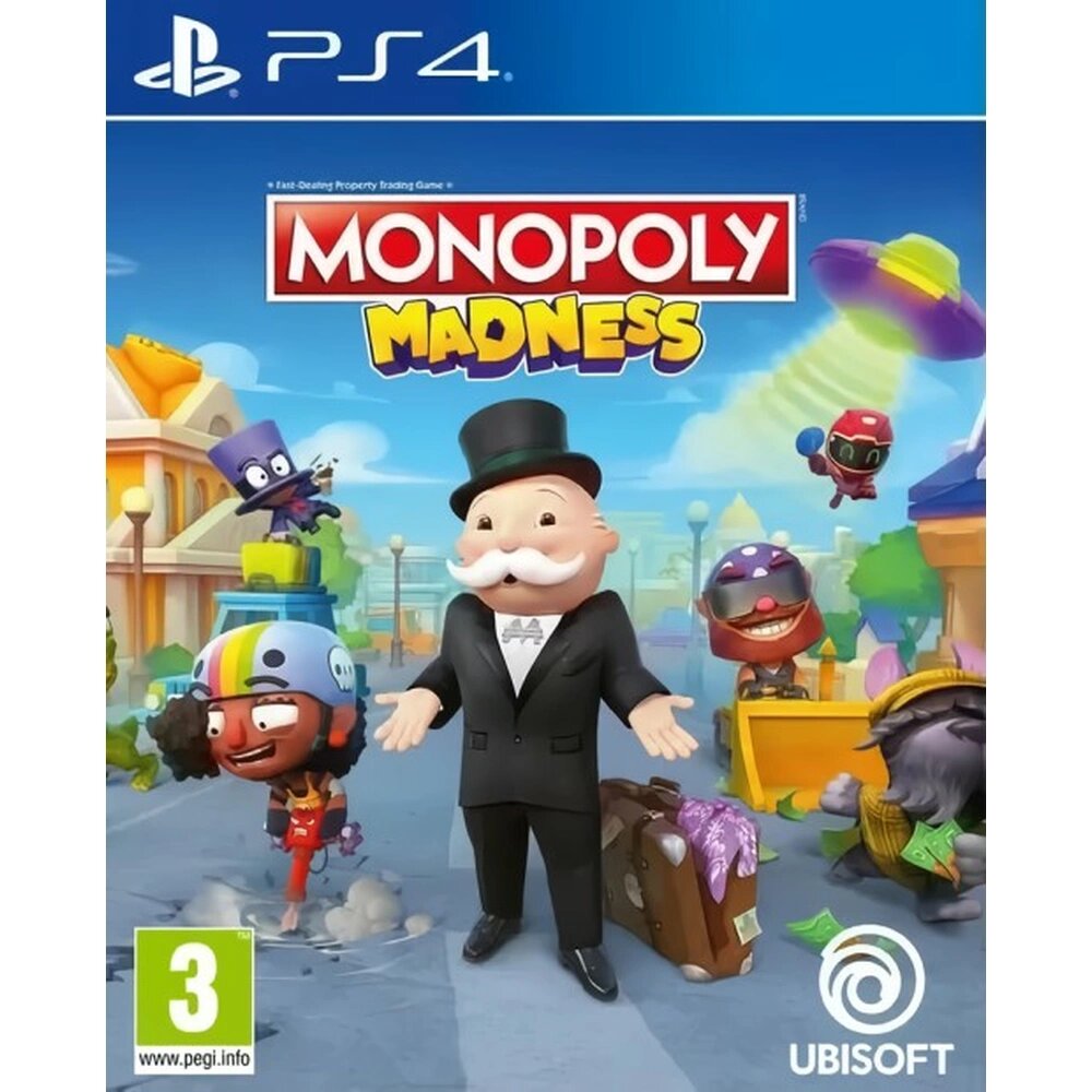 Игра Monopoly Madness (PS4, русские субтитры) Ubisoft Blu-ray диск 3+