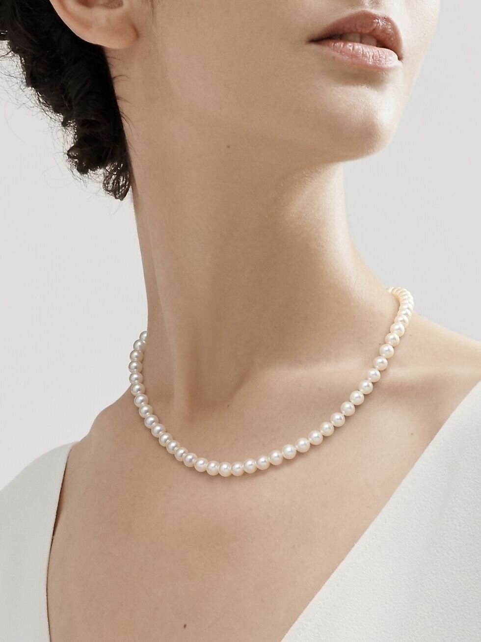 Колье, жемчуг культивированный