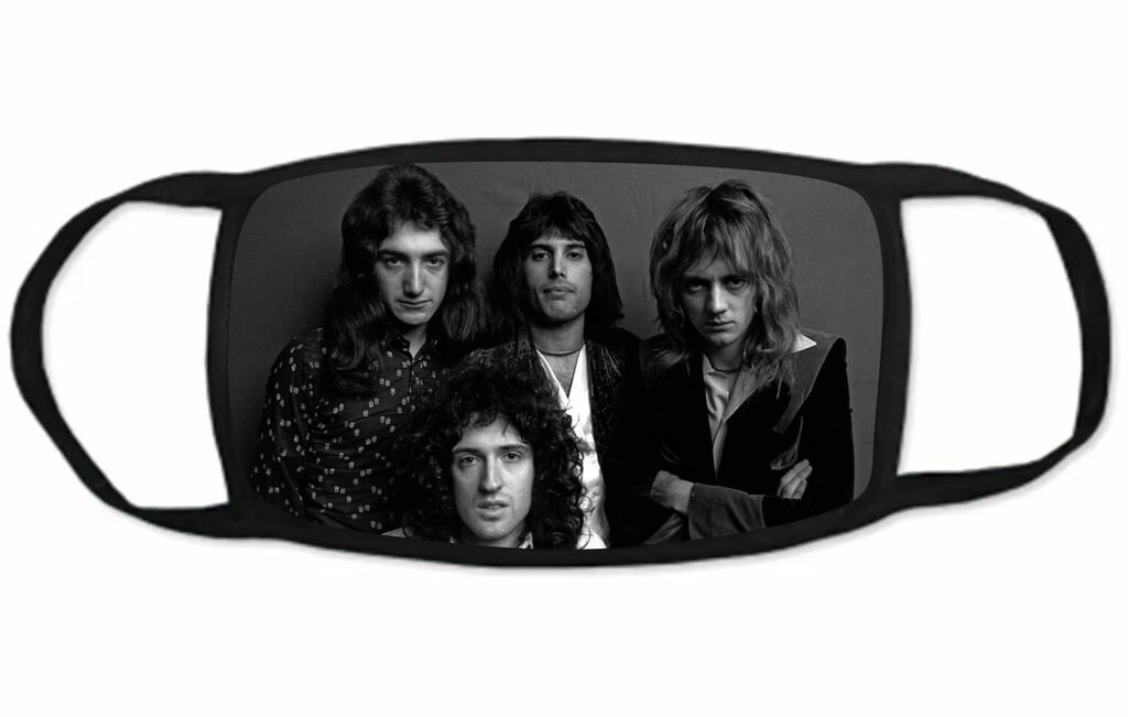 Маска защитная тканевая на лицо Queen, Куин №5, Взрослая - 20 на 12,5 см