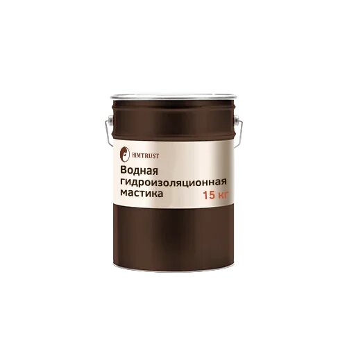Гидроизоляционная водная мастика Химтраст белая, ведро 15 кг