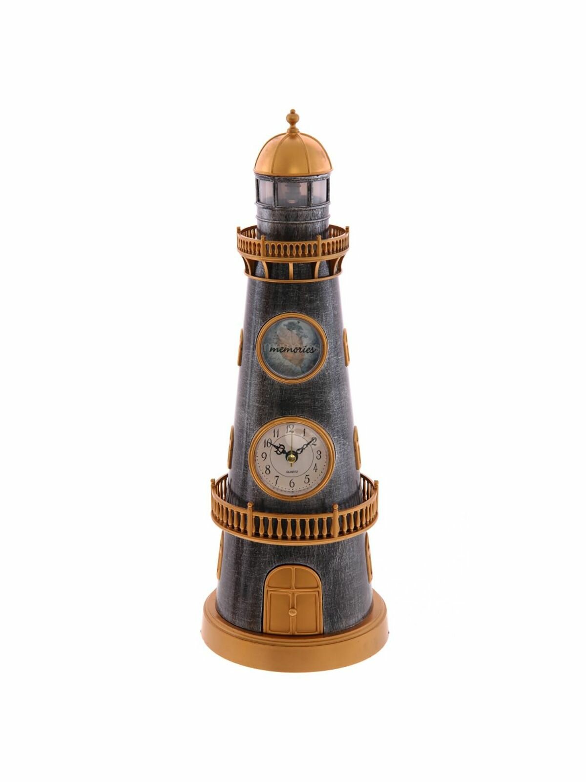 Часы настольные интерьерные Remecoclub 13,5x13,5x38 см на батарейках 4xАА