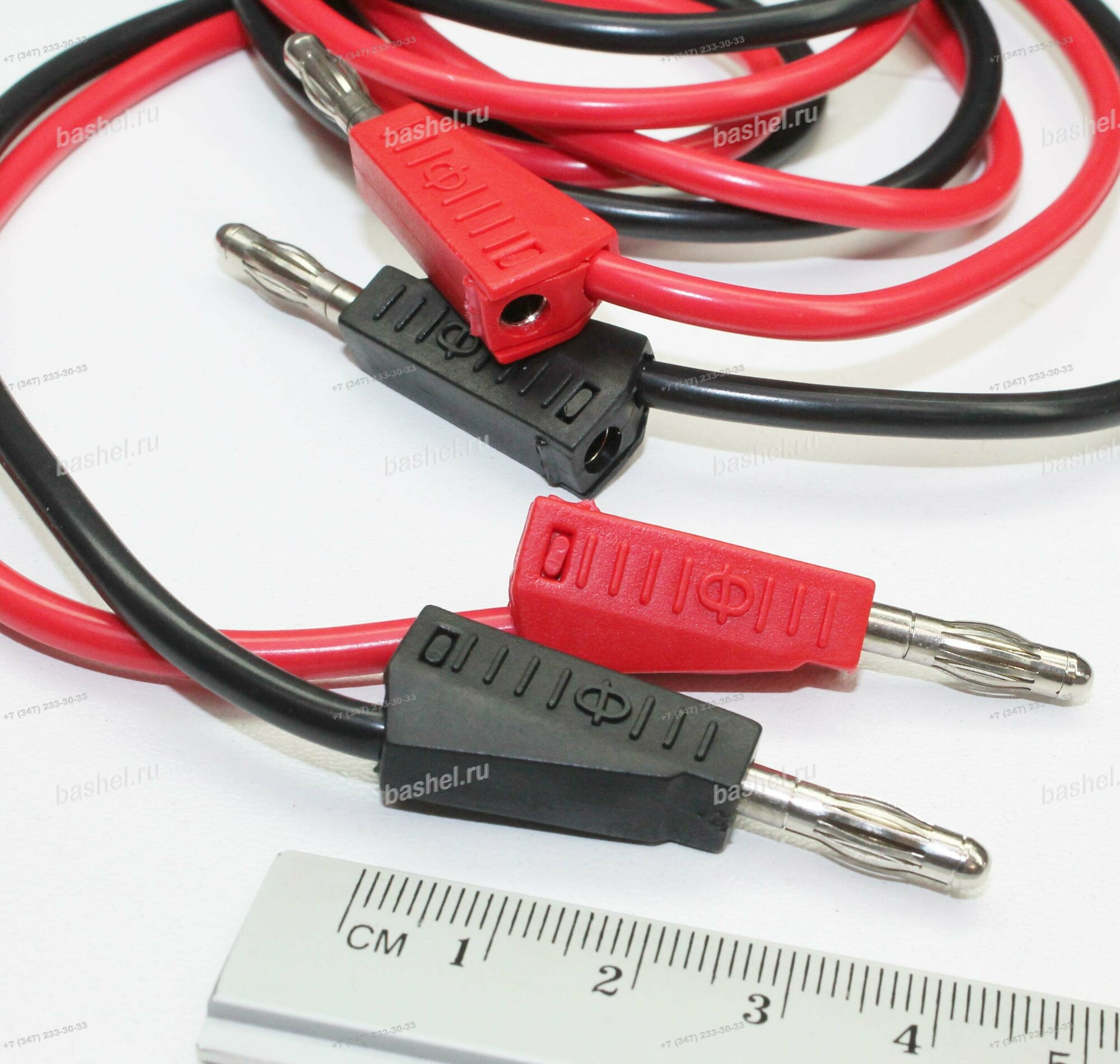 TL-2b-2b-PTL908-8 200cm, Шнур соединительный, 1.0кв. мм, 60V, 20A, 2 «Банана» - 2 «Банана»