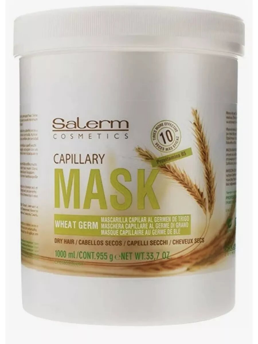 Маска для волос Salerm Cosmetics "Salerm Mascarilla", капиллярная, питательная, 1000мл